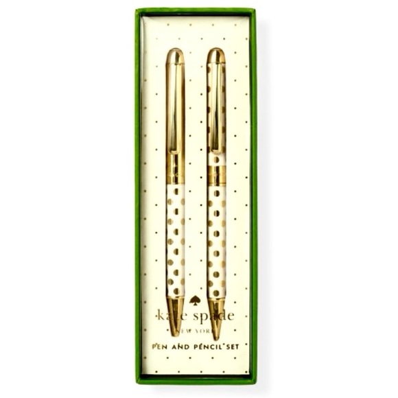 kate spade | Office | 23 Nib Kate Spade Gold Dot Ballpoint Pen ...